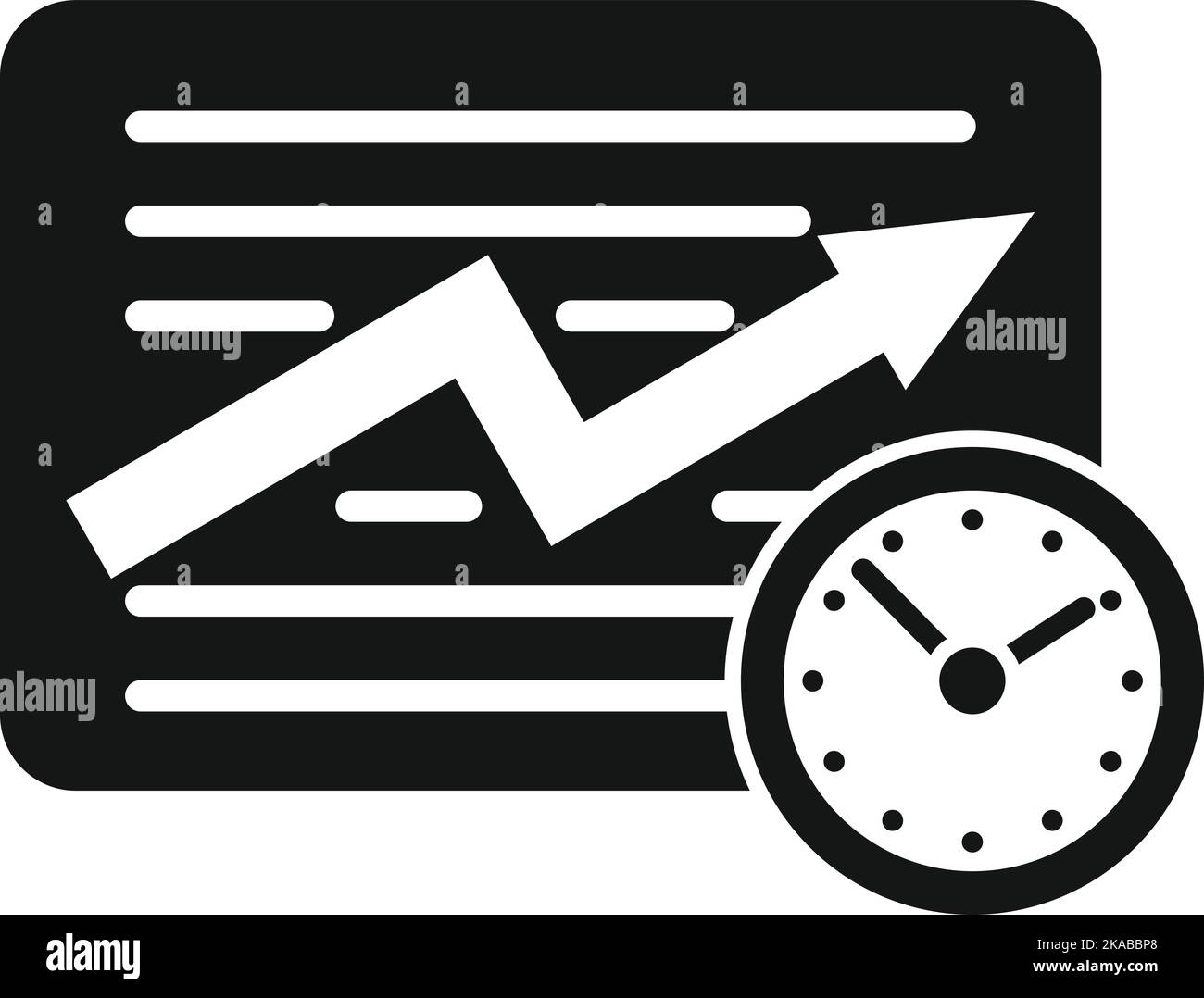 Work flow time icon simple vector. Control task. Team go Stock Vector ...
