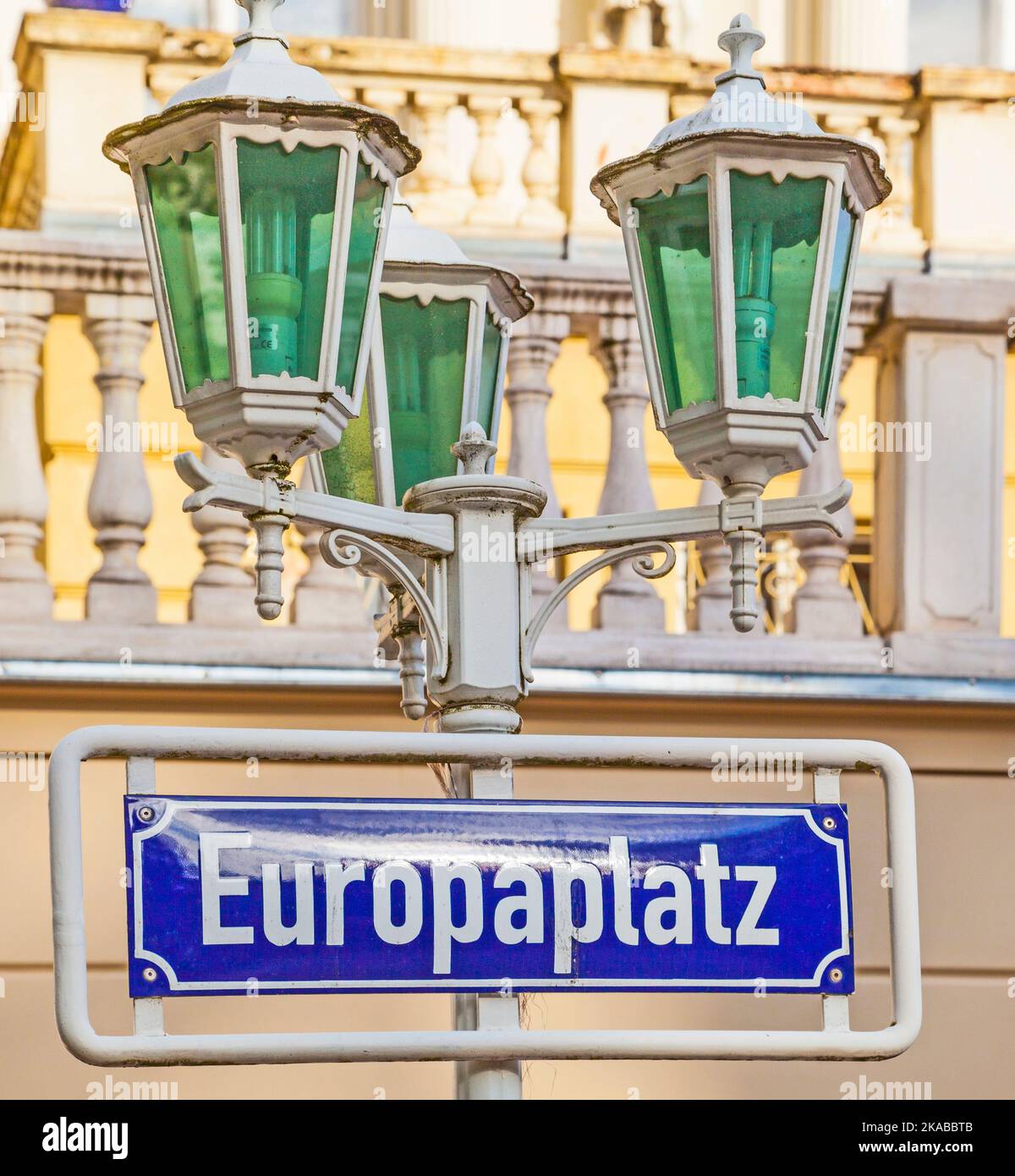street shield Europa Platz in Bonn Stock Photo - Alamy