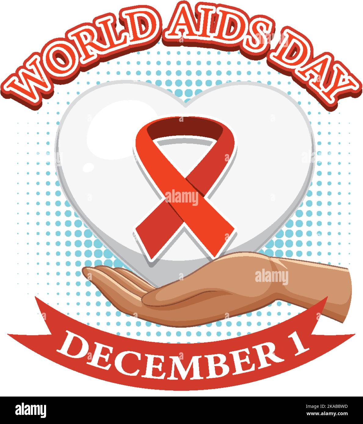 World Aids Day Poster Design illustration Stock Vector Image & Art - Alamy
