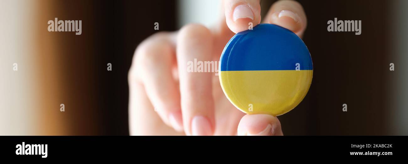 Ukraine badge hi-res stock photography and images - Alamy