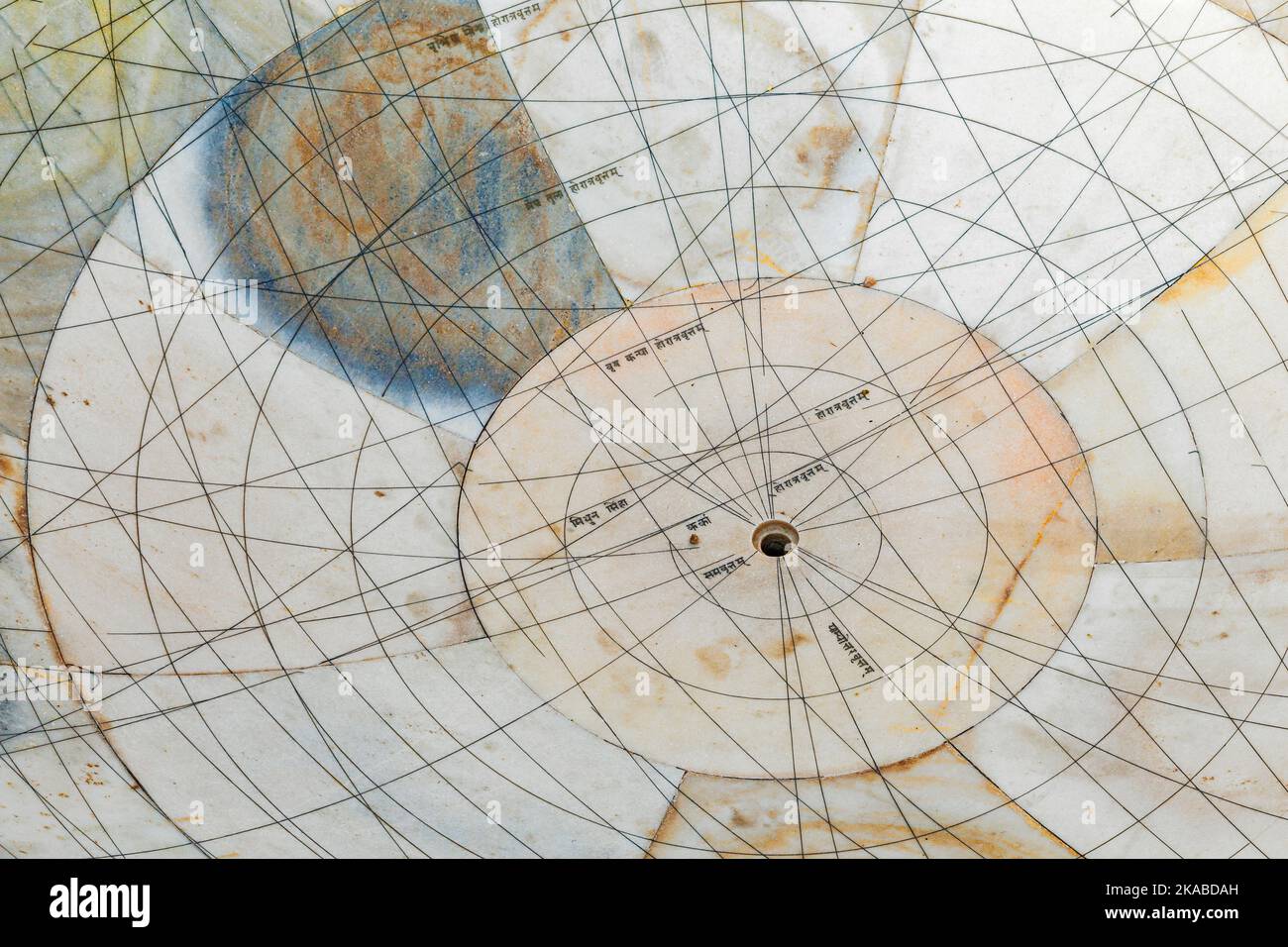 Astronomical instrument at Jantar Mantar observatory - Jaipur ...
