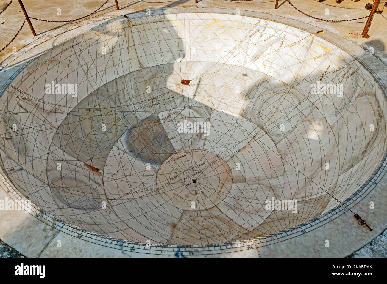 Astronomical instrument at Jantar Mantar observatory - Jaipur ...