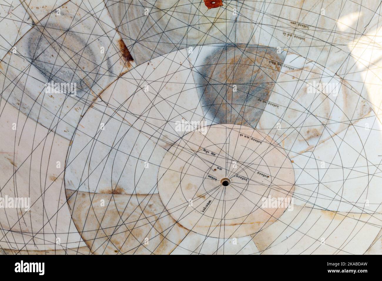 Astronomical instrument at Jantar Mantar observatory - Jaipur ...