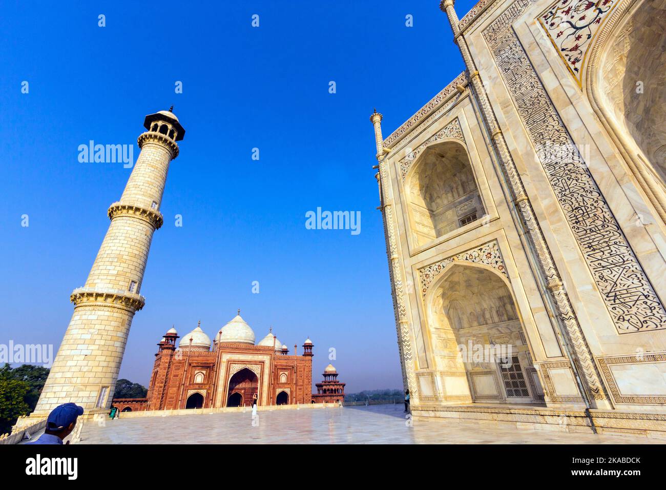 Taj Mahal in sunrise light, Agra, India Stock Photo - Alamy