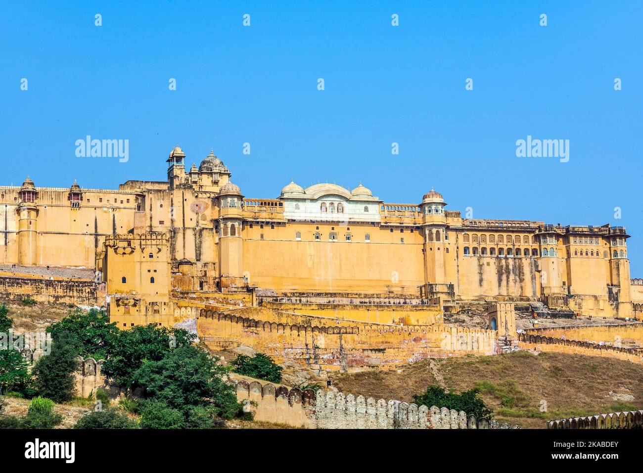 Famous Rajasthan landmark - Amer -Amber - fort, Rajasthan, India Stock ...