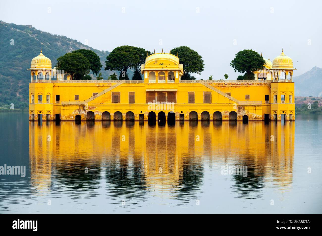Water Palace (Jal Mahal) in Man Sagar Lake. Jaipur, Rajasthan, India ...