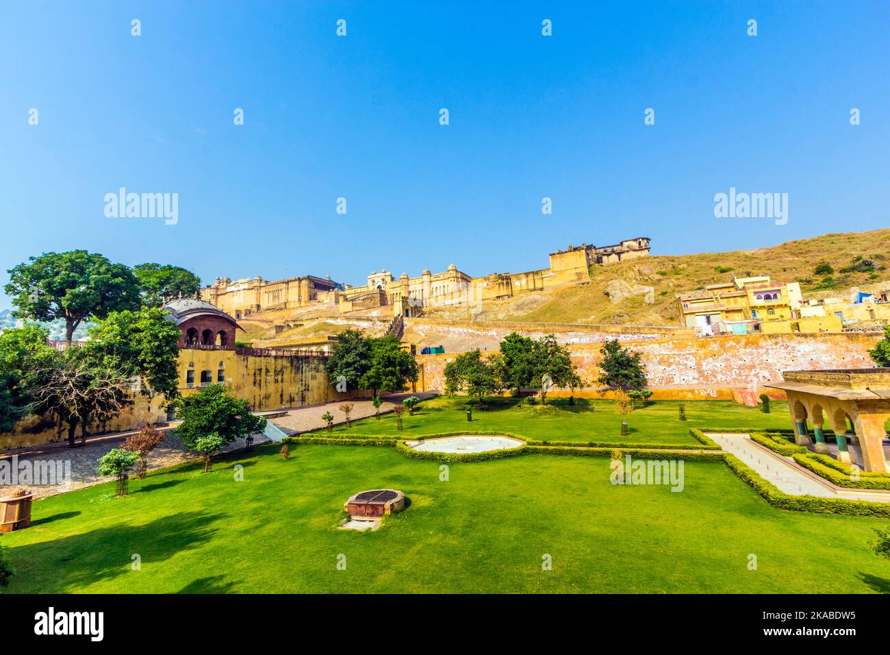 Famous Rajasthan landmark Amber Fort - Amer Fort, Rajasthan, India ...
