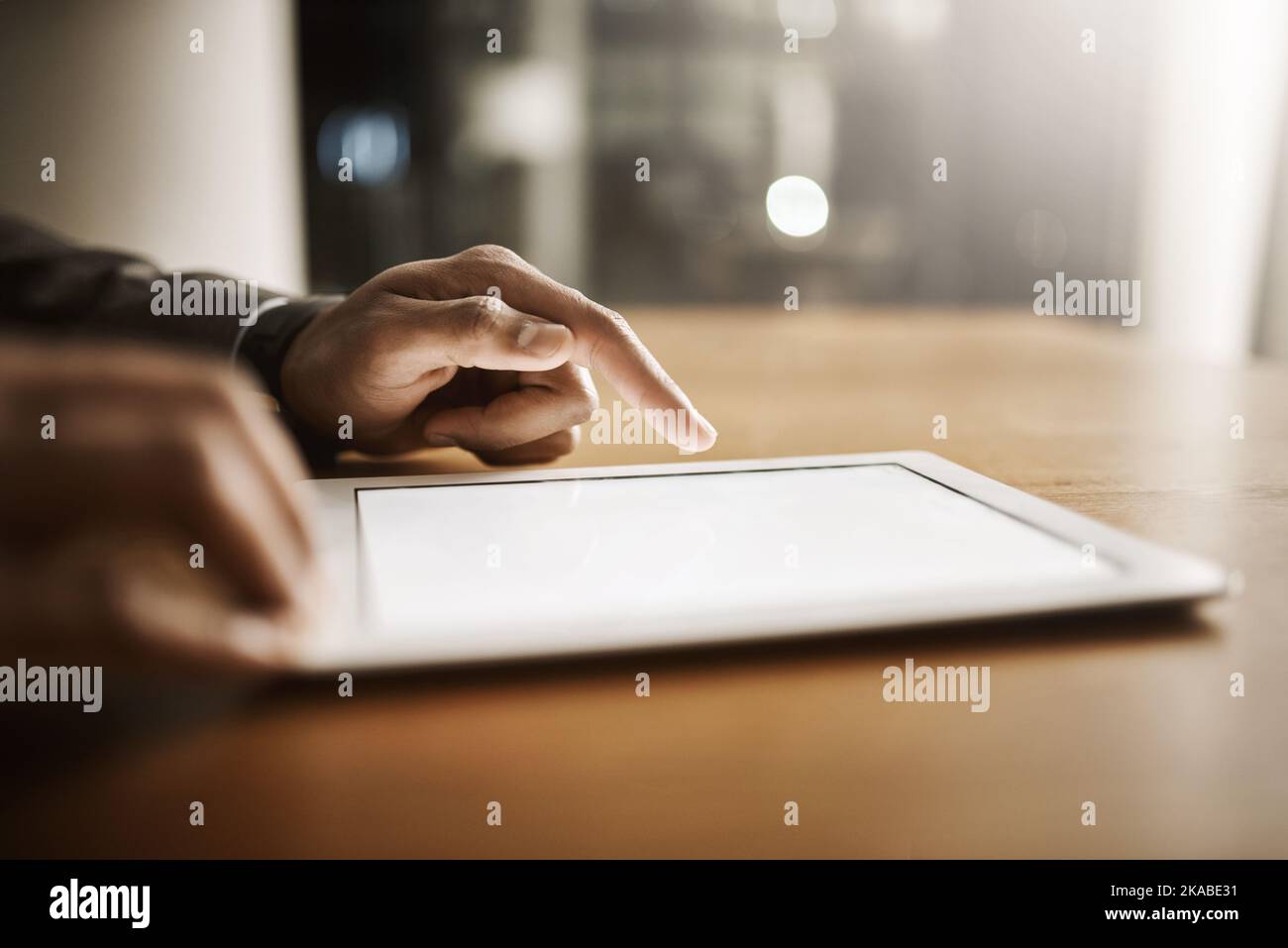 Planning makes perfect. an unrecognizable businessperson browsing on a ...