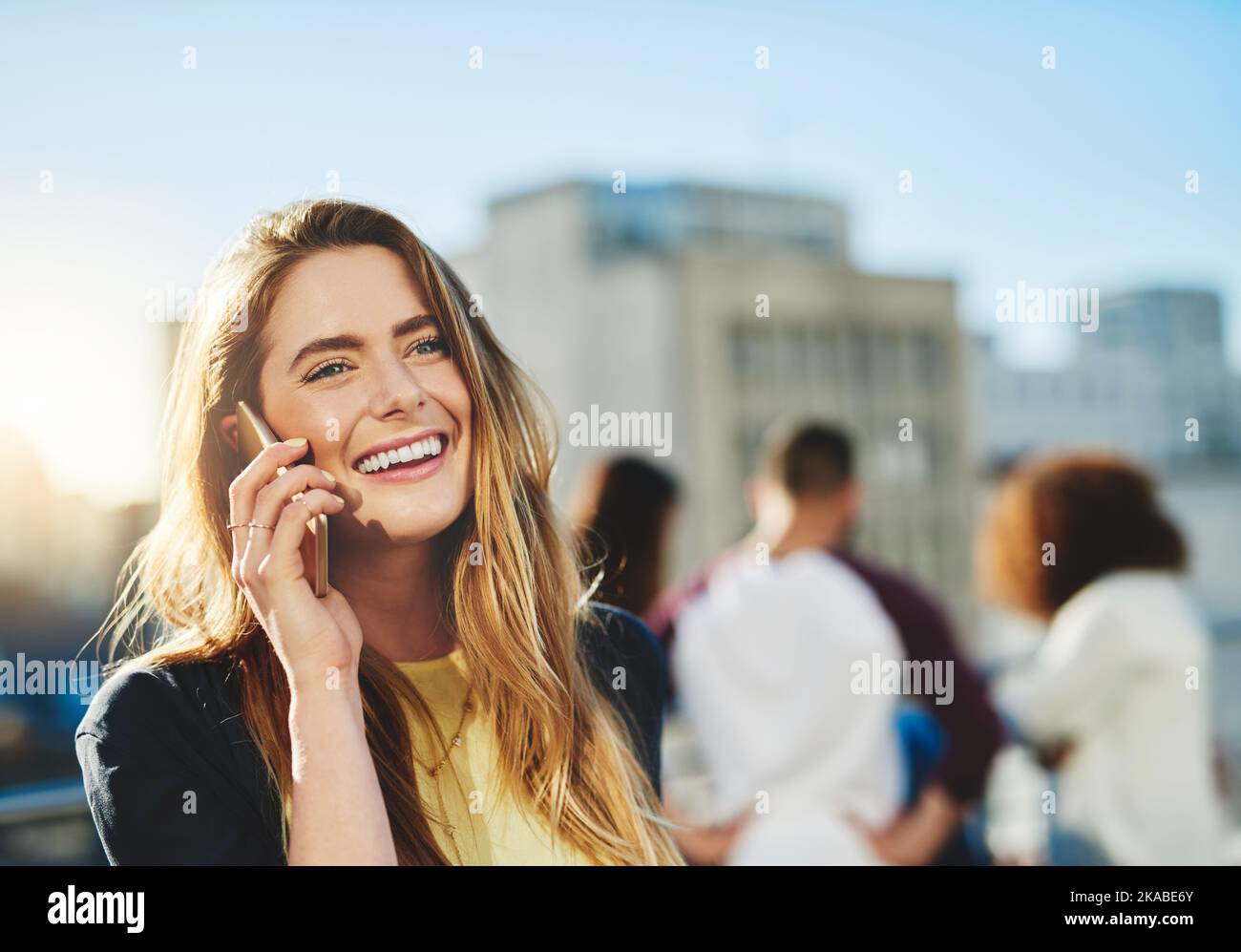 Making plans has never been easier. an attractive young woman making a ...