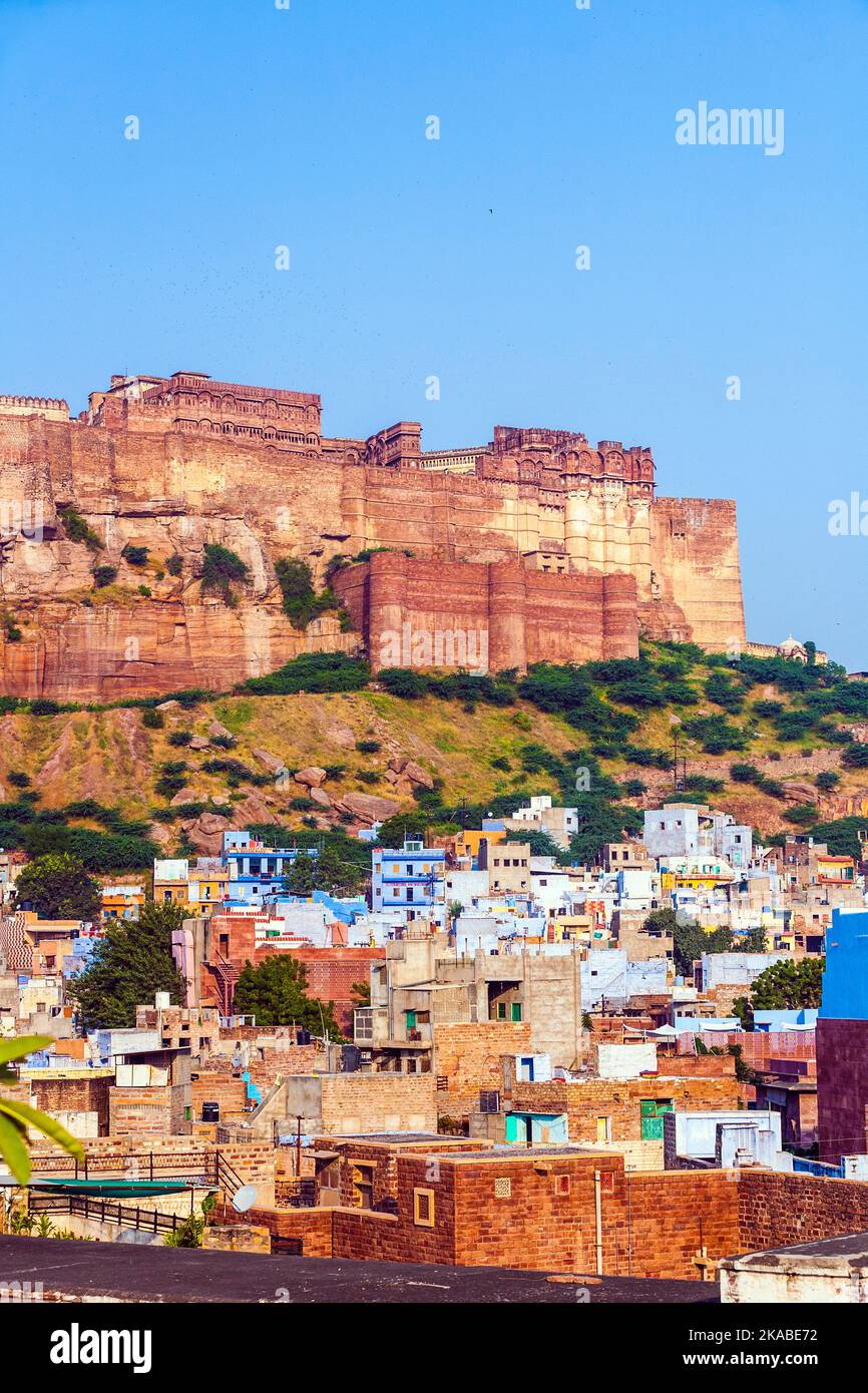 A view of Jodhpur, the Blue City of Rajasthan, India Stock Photo - Alamy