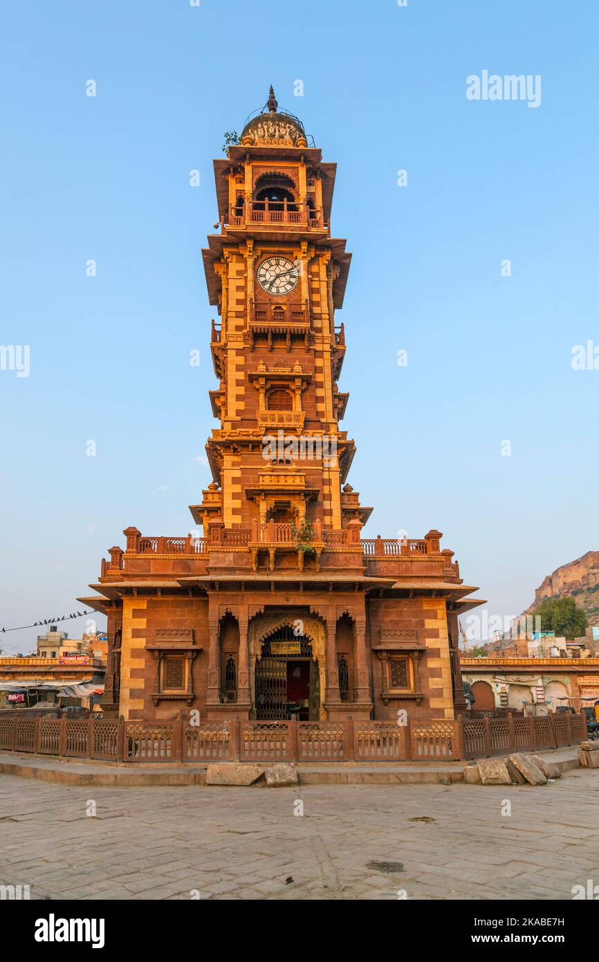 Clock tower in jodhpur hi-res stock photography and images - Alamy