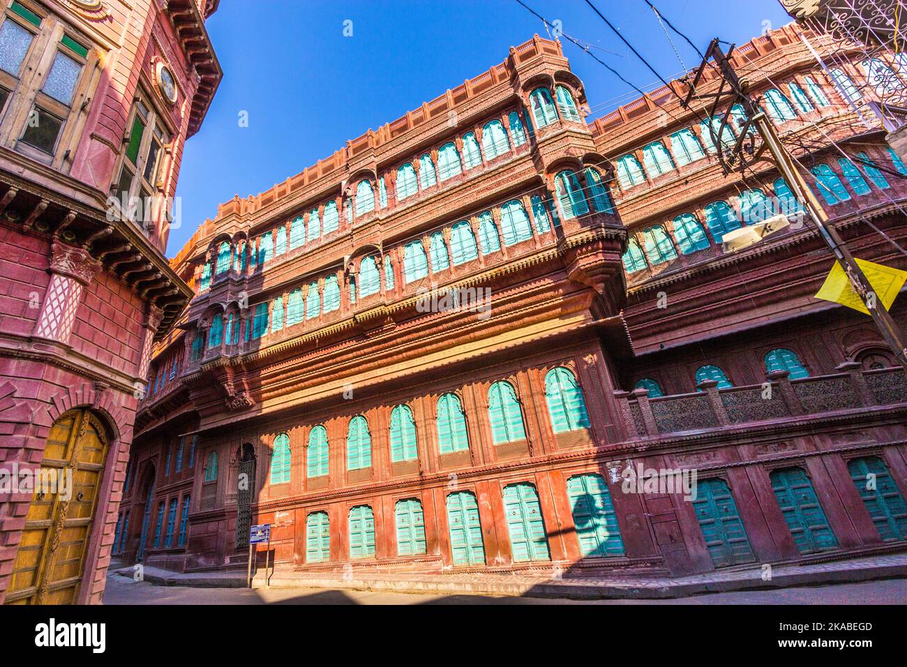 Bikaner old house haveli at rajasthan hi-res stock photography and ...