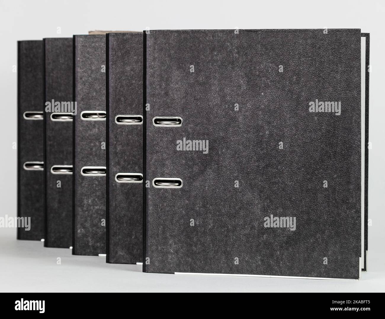 file folder on white background Stock Photo - Alamy