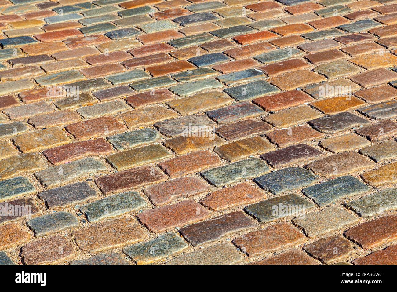 pattern of old cobble stone street Stock Photo - Alamy