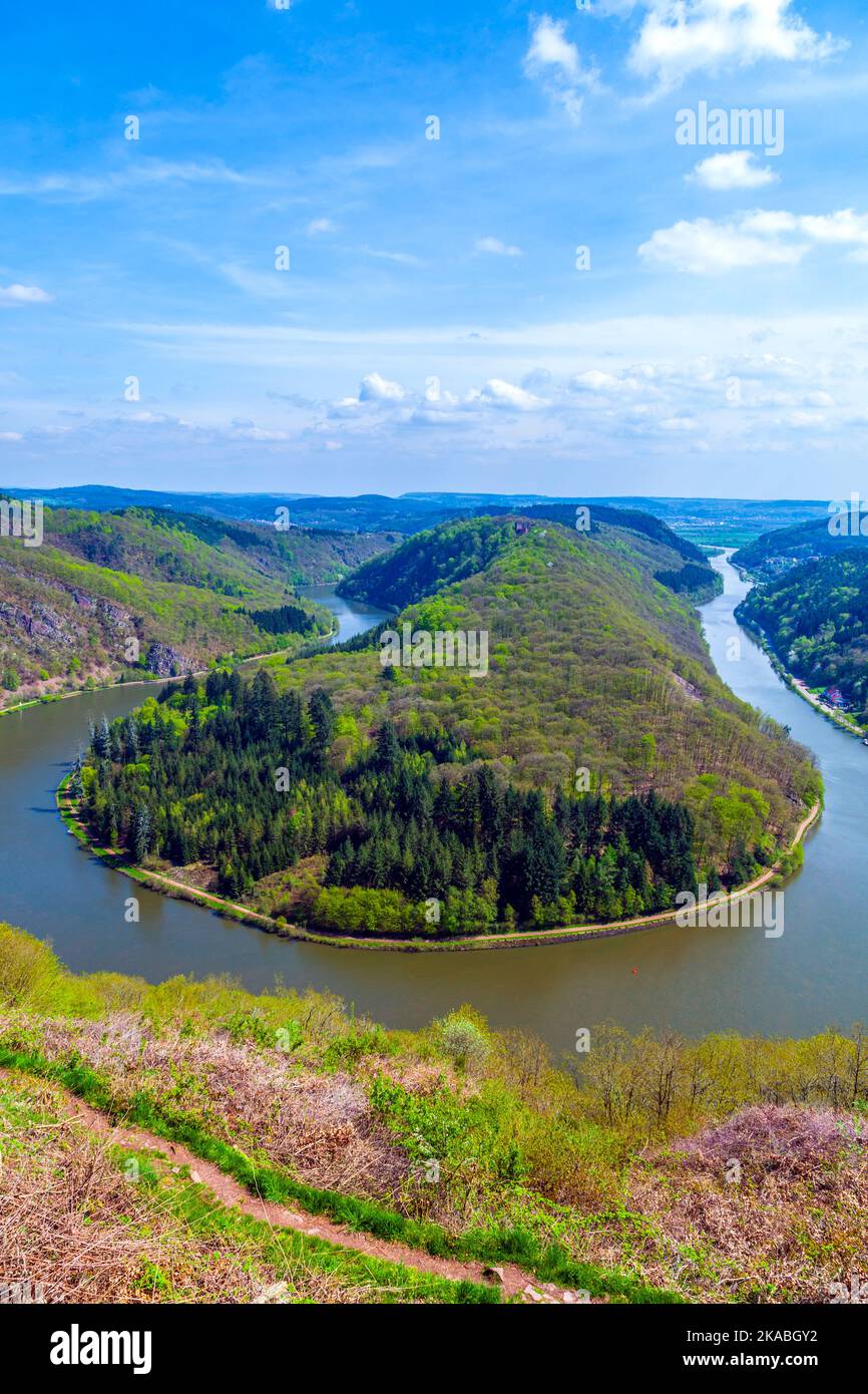 Saar sinuosity hi-res stock photography and images - Alamy