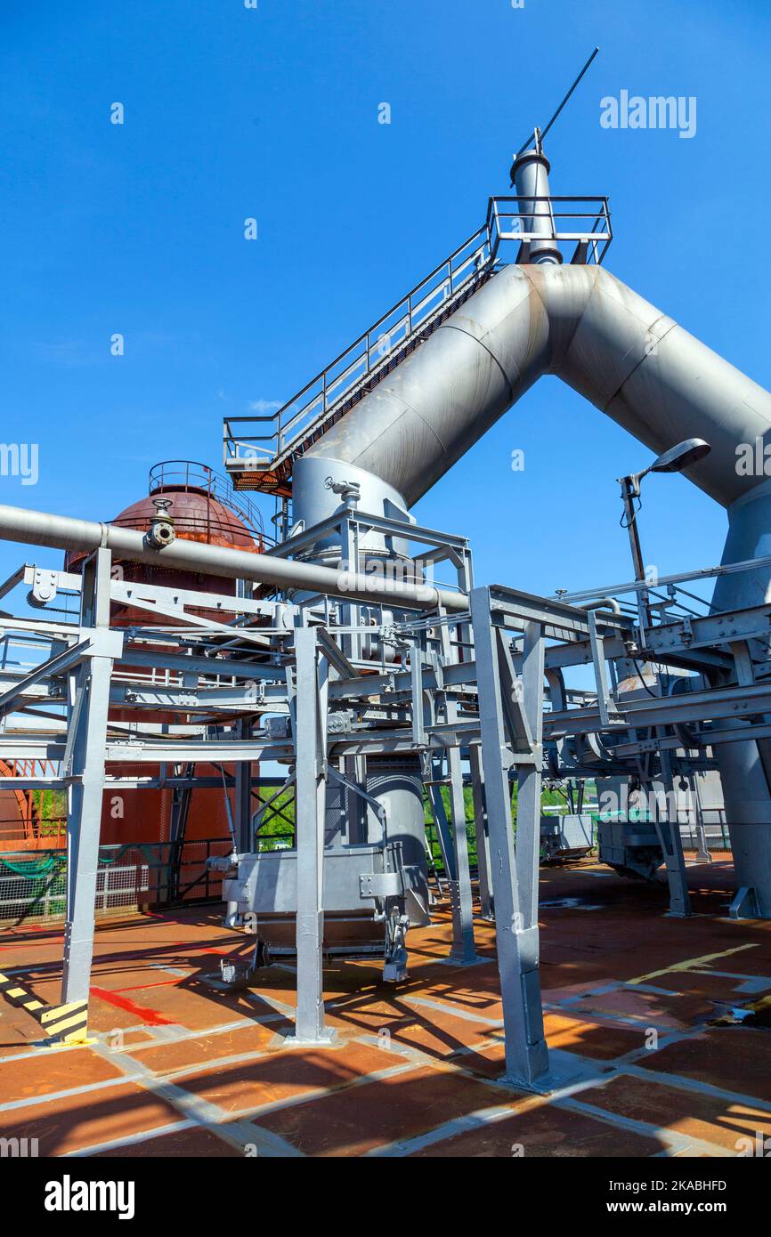 old iron works monuments from the late 20th century Stock Photo - Alamy