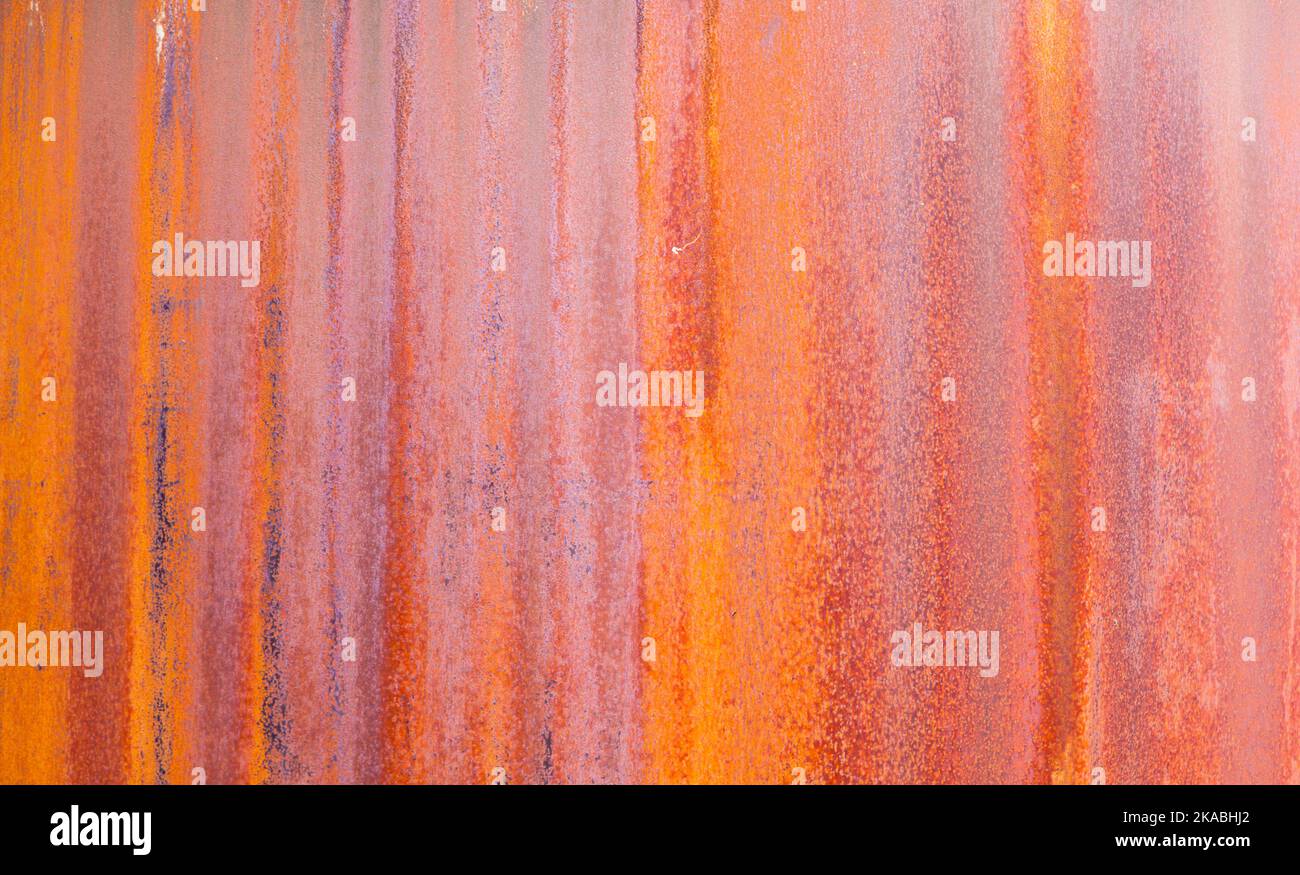 pattern of rusty metal of an old chimney Stock Photo - Alamy