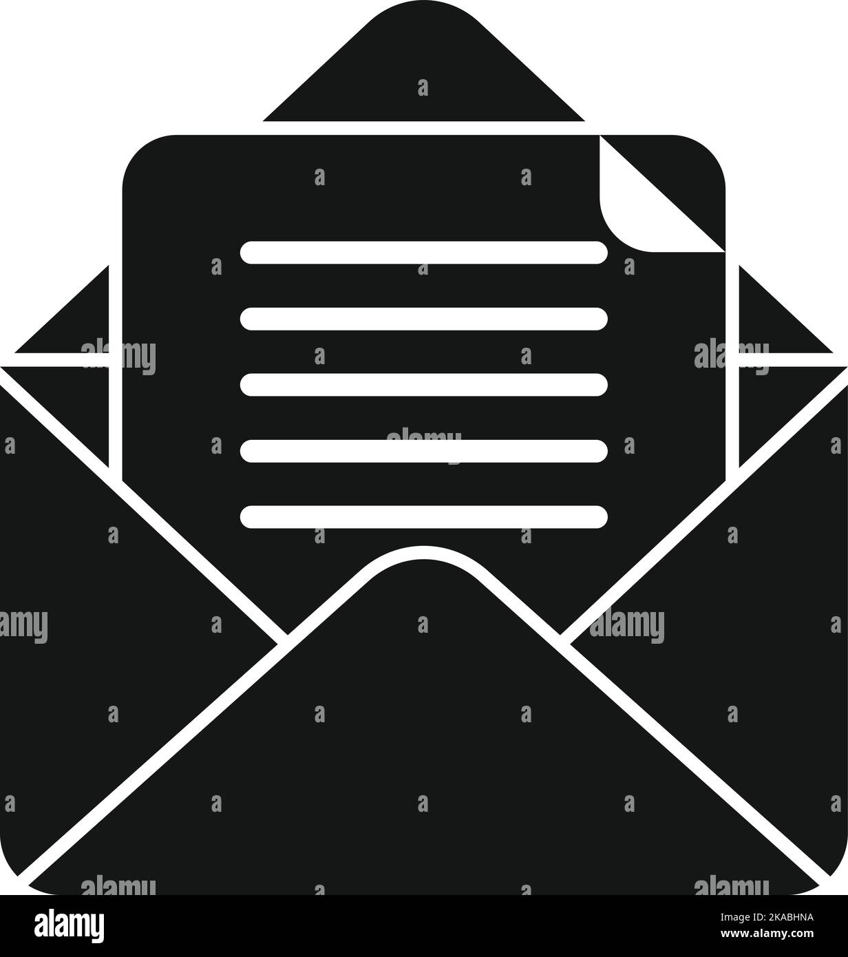 Mail help icon simple vector. Office service. Customer support Stock ...