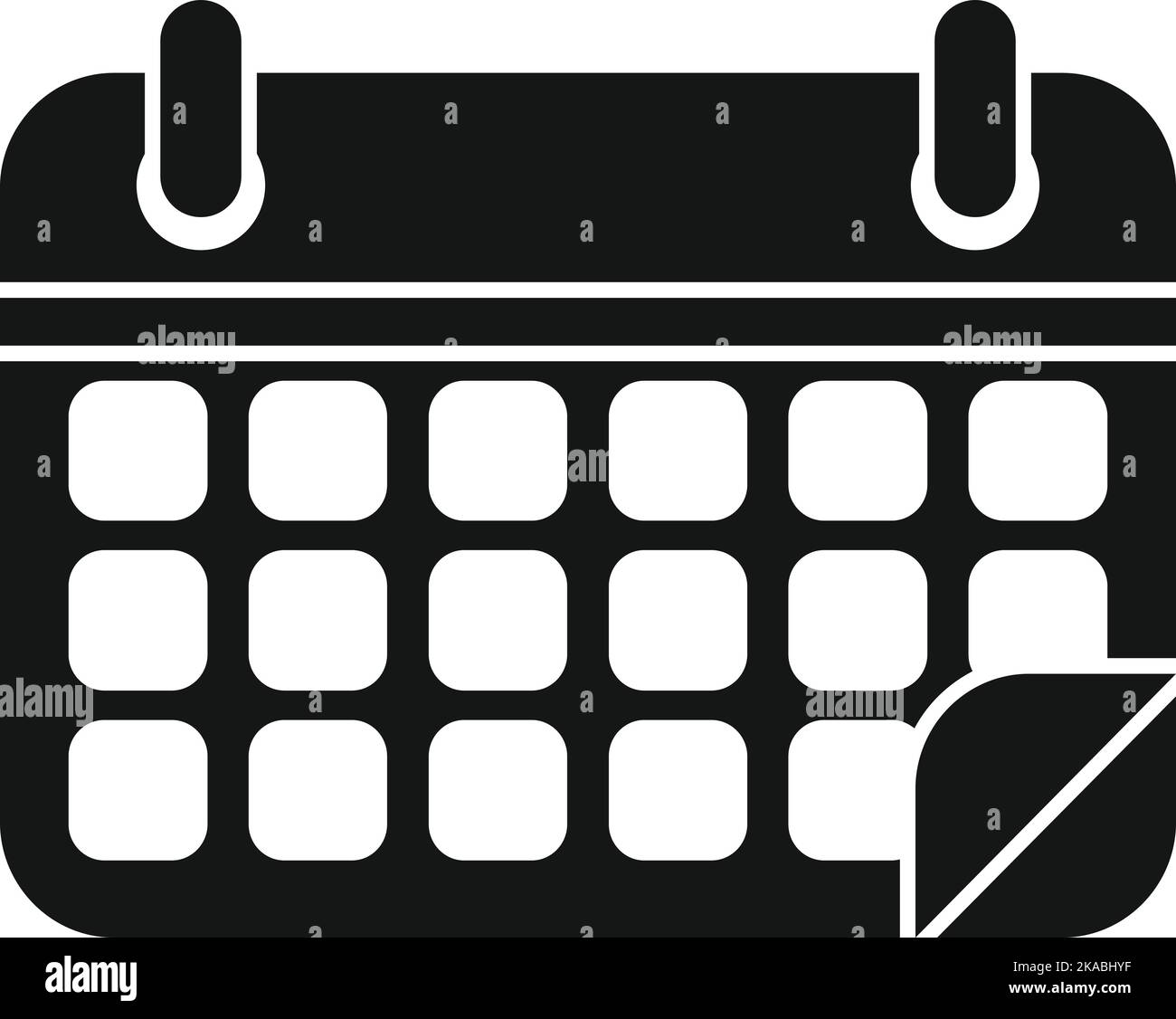 Calendar help icon simple vector. Office support. Work online Stock ...