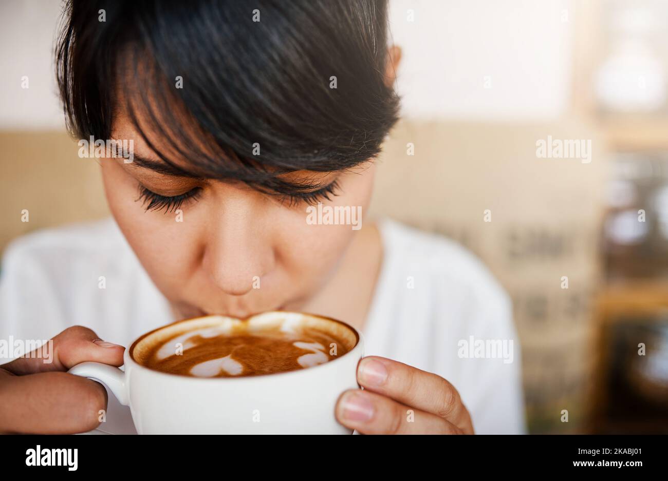 I will have five of these in one day. Closeup of a beautiful young ...