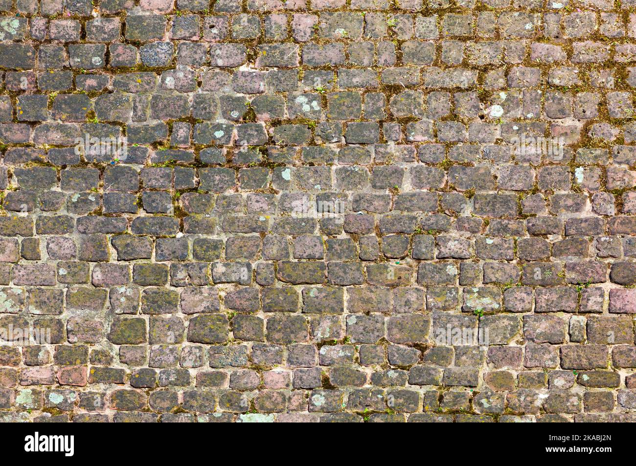 harmonic old historic cobble stone street pattern Stock Photo - Alamy