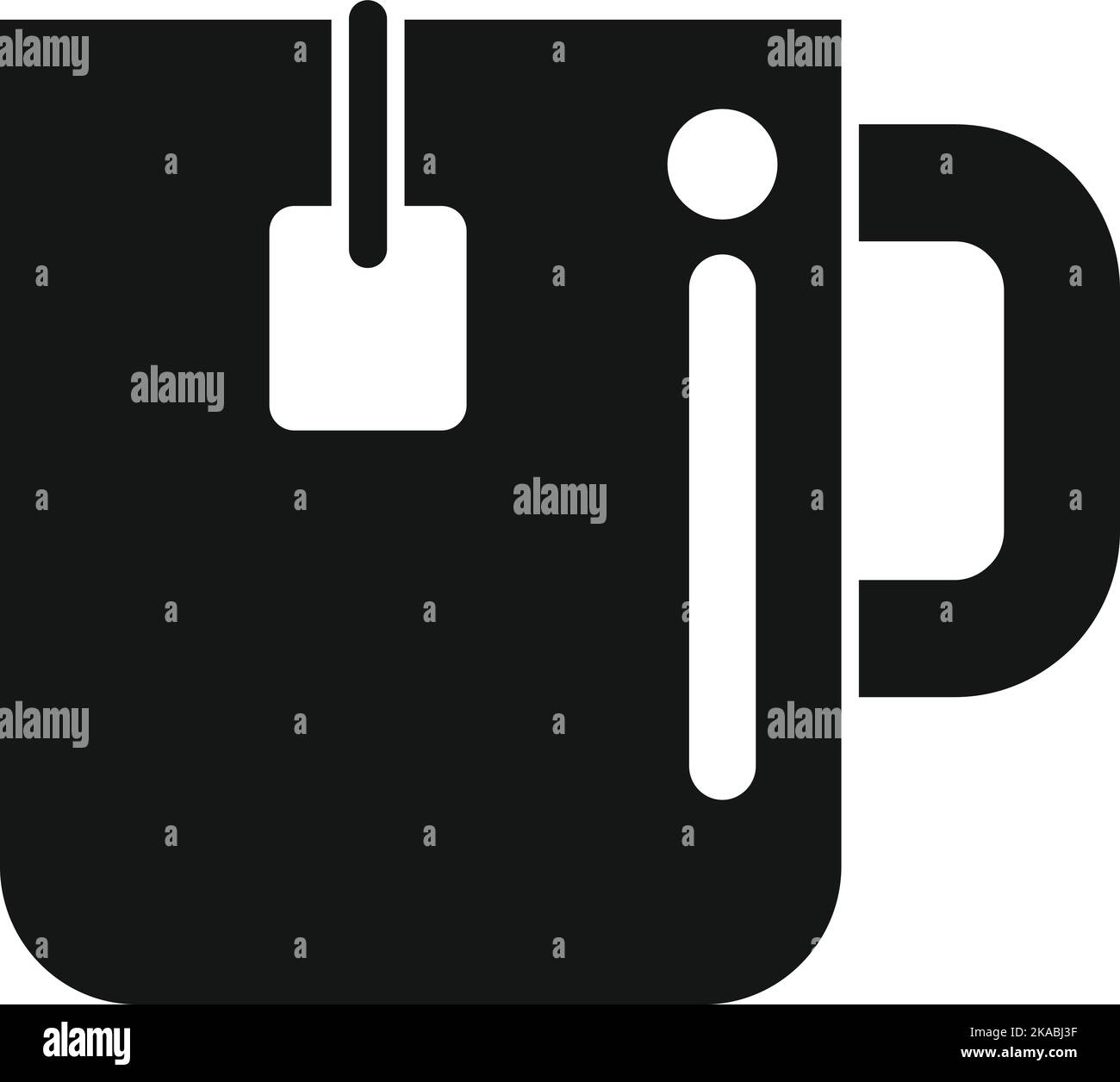 Tea cup support icon simple vector. Office service. Help personal Stock Vector Image & Art - Alamy