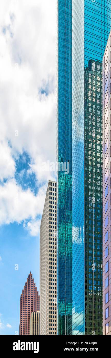 facade of skyscraper in downtown Houston Stock Photo - Alamy
