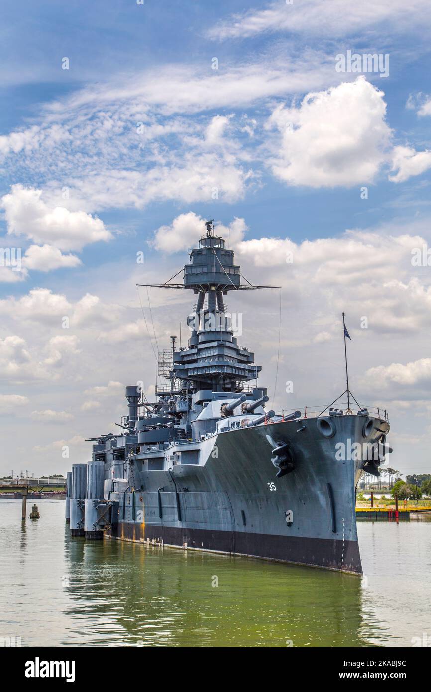 The Famous Dreadnought Battleship Texas Stock Photo - Alamy