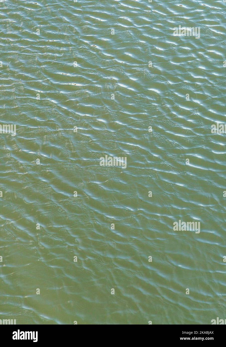 wind makes a harmonic wave pattern on the river Stock Photo - Alamy