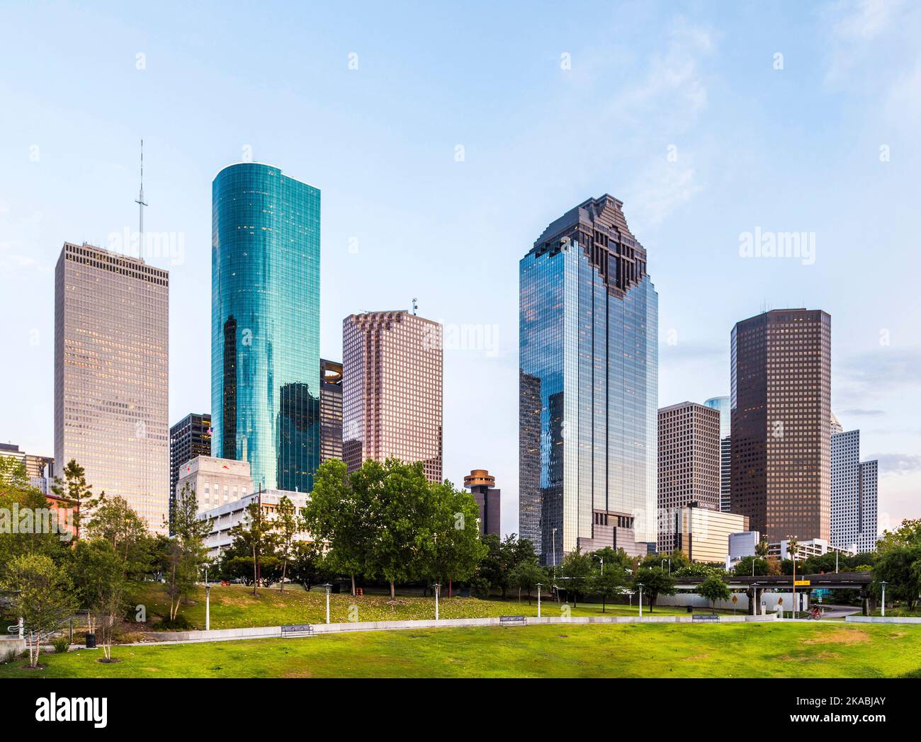 Houston city lights hi-res stock photography and images - Alamy