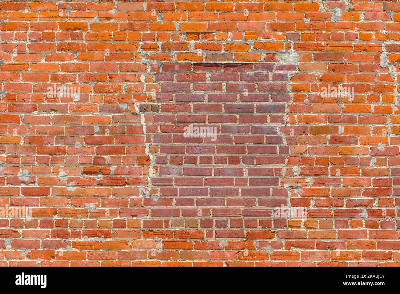 brick pattern at the wall with two kind of bricks Stock Photo - Alamy