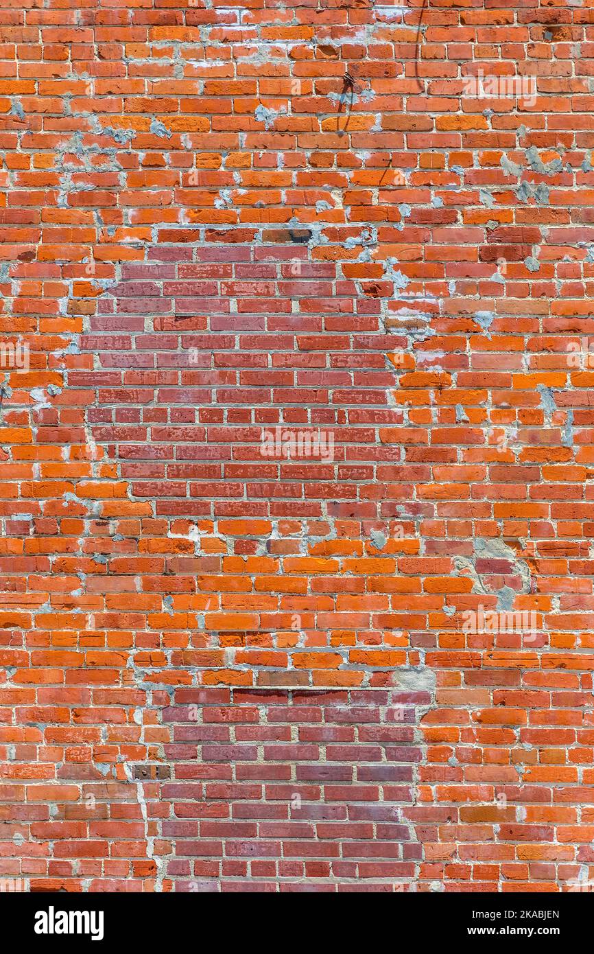 brick pattern at the wall with two kind of bricks Stock Photo - Alamy