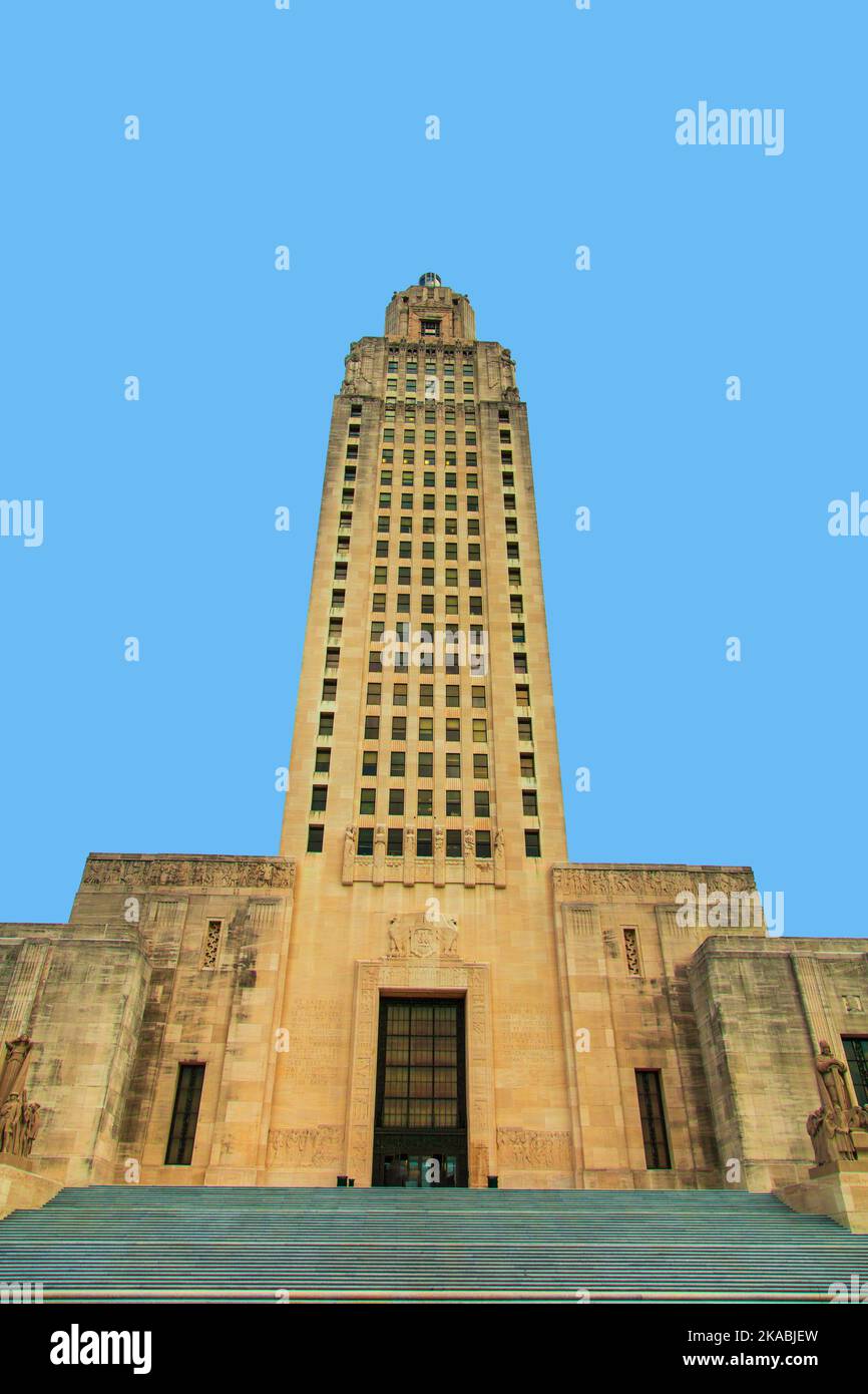 Baton Rouge, Louisiana - State Capitol building Stock Photo - Alamy