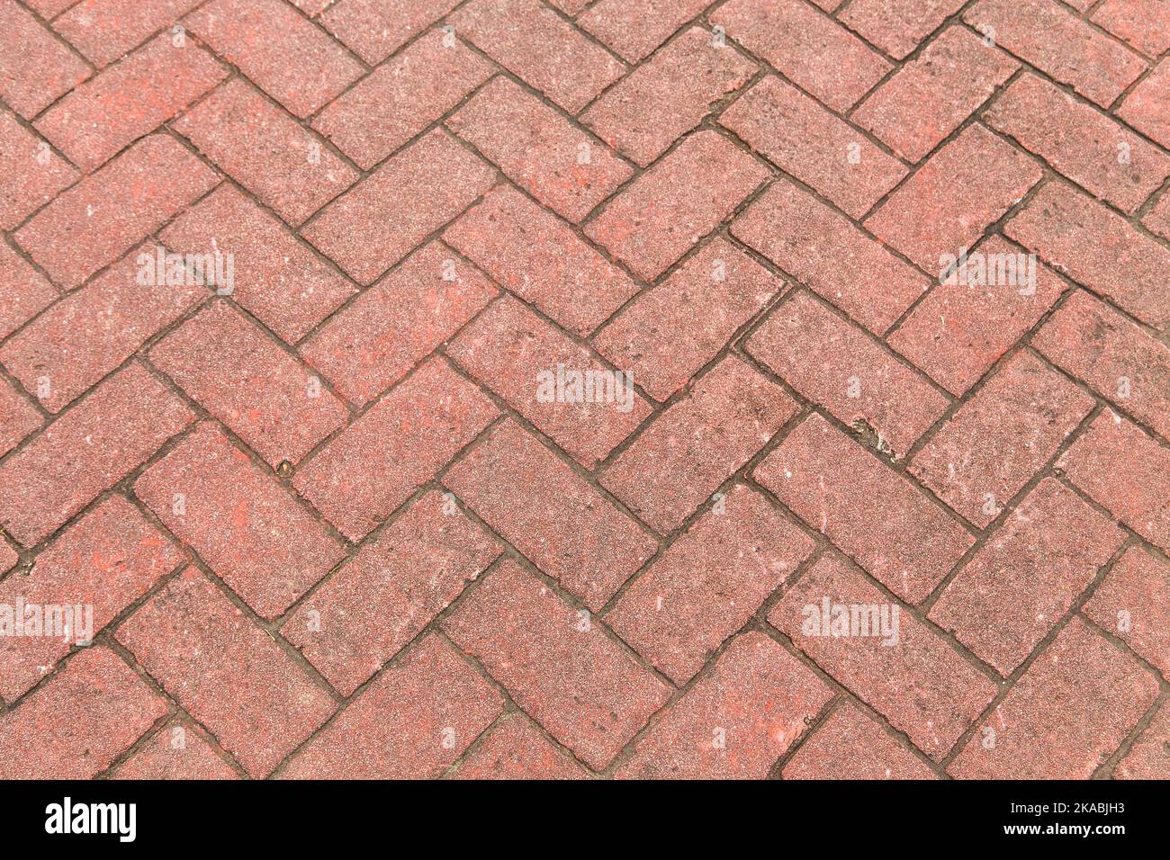 floor of red bricks in harmonic pattern Stock Photo - Alamy