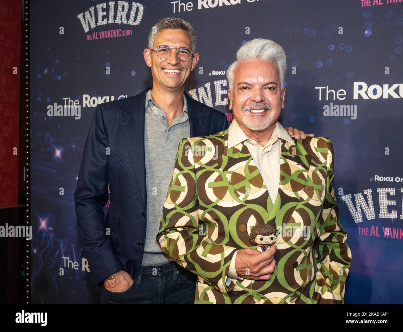 Mike Farah and Henry Munoz attend New York premiere of Roku originals ...