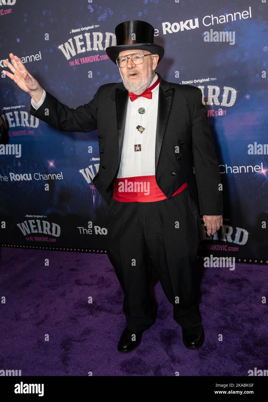 Barry Hansen attends New York premiere of Roku originals - Weird: the ...