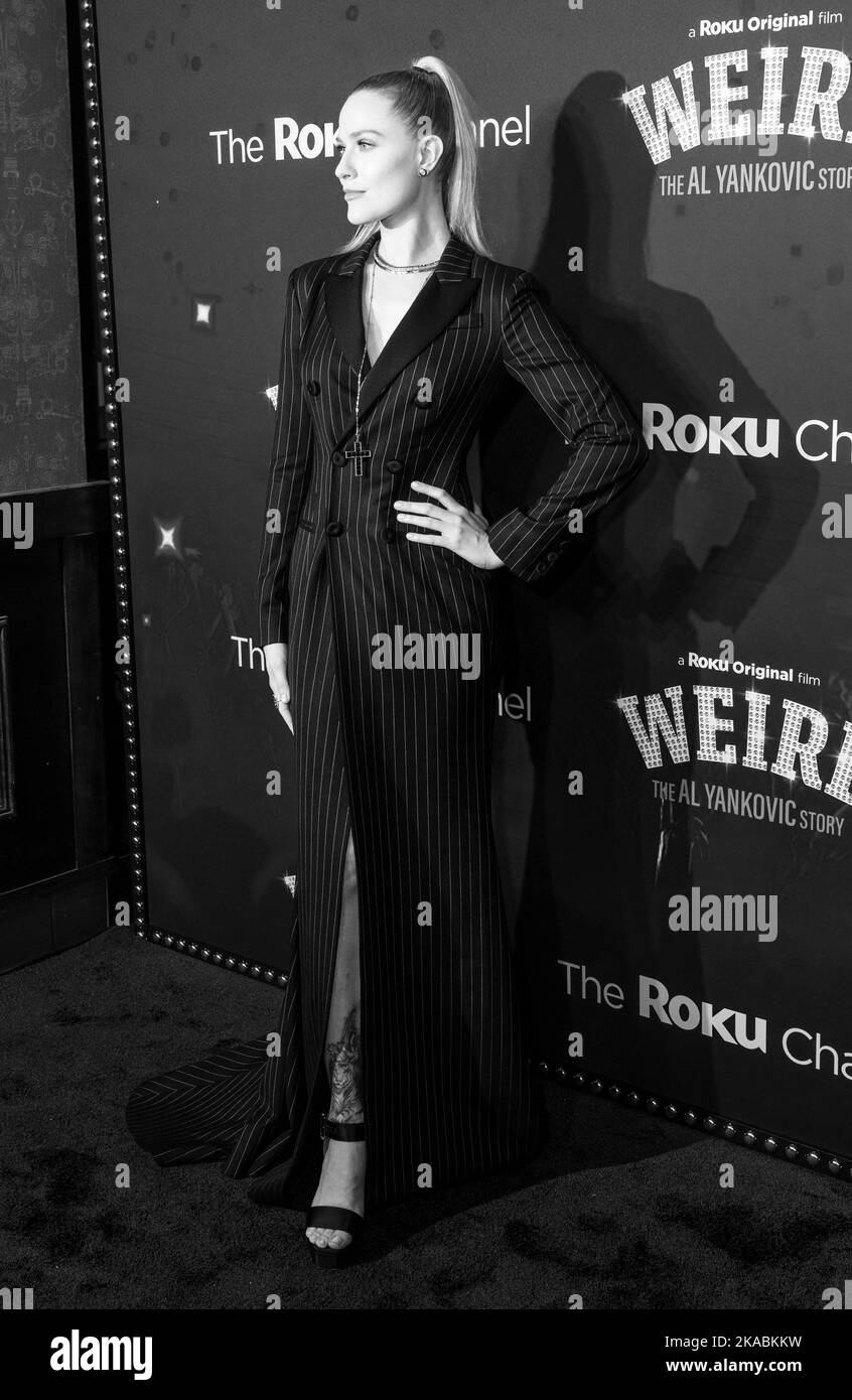 Evan rachel wood wearing dress Black and White Stock Photos & Images ...