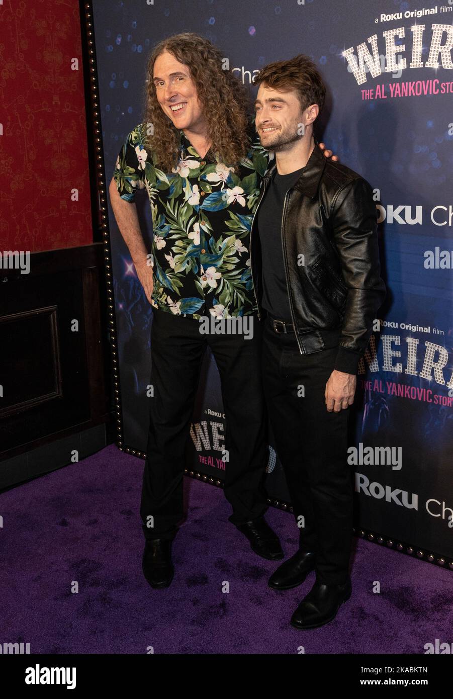 Weird Al Yankovic, Daniel Radcliffe attend New York premiere of Roku ... Weird Al Yankovic, Daniel Radcliffe attend New York premiere of Roku ...