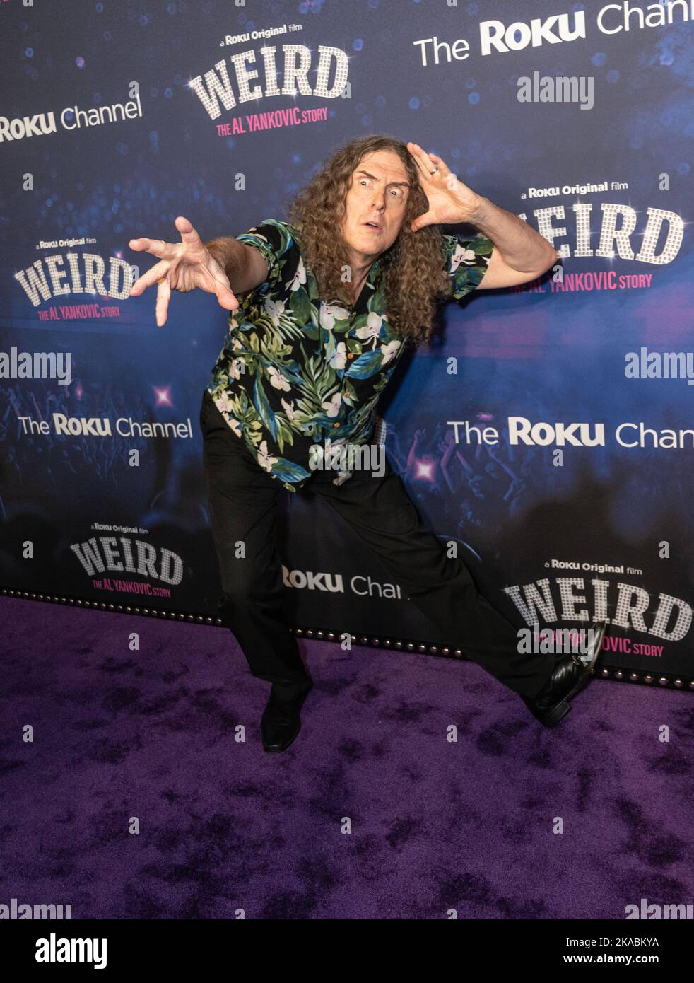 Al Yankovic attends New York premiere of Roku originals - Weird: the Al ...