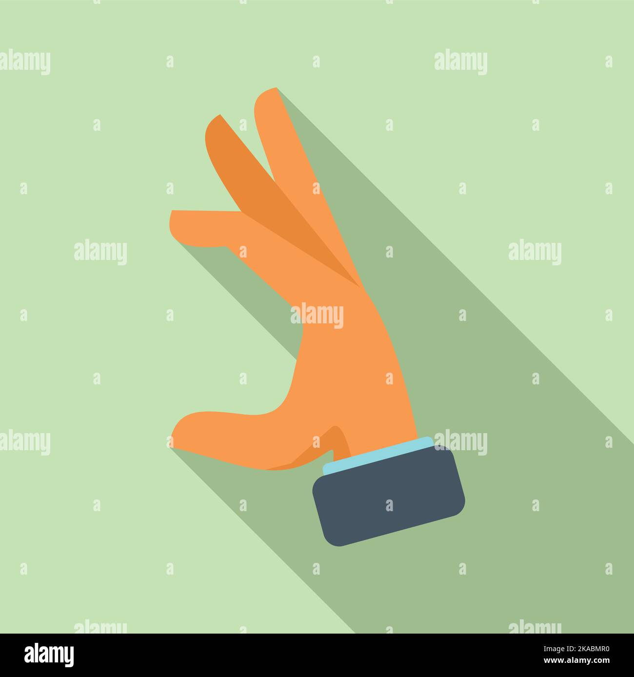 Big gesture icon flat vector. Finger hold. Pose sign Stock Vector Image ...
