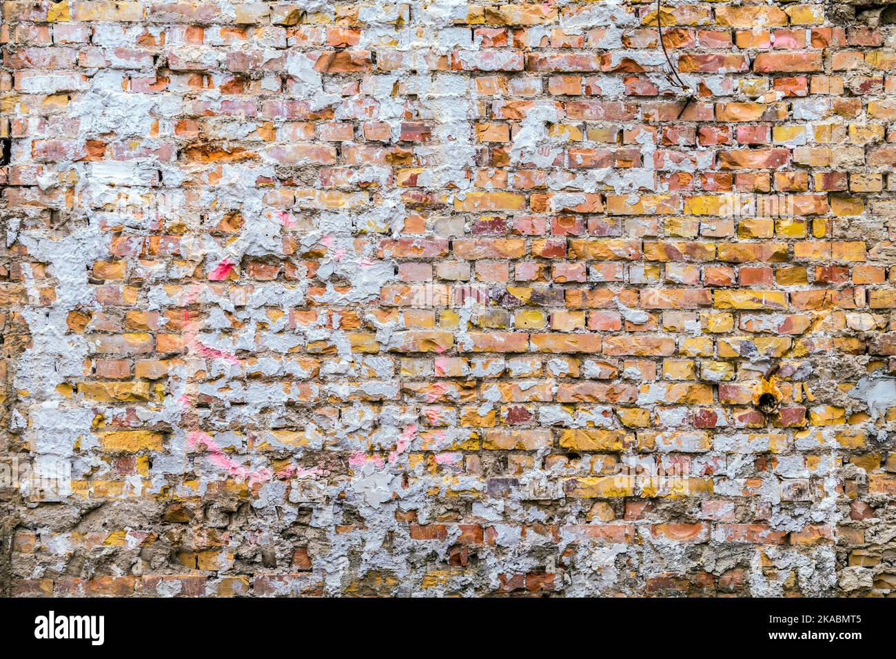 pattern of old historic brick wall im harmonic structure Stock Photo ...