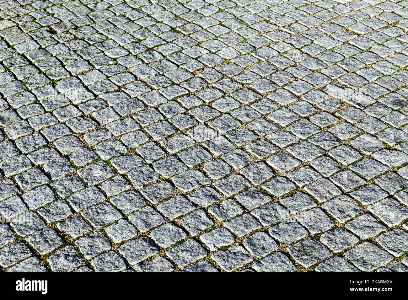 pattern of grey cobble stones at the paveway Stock Photo - Alamy