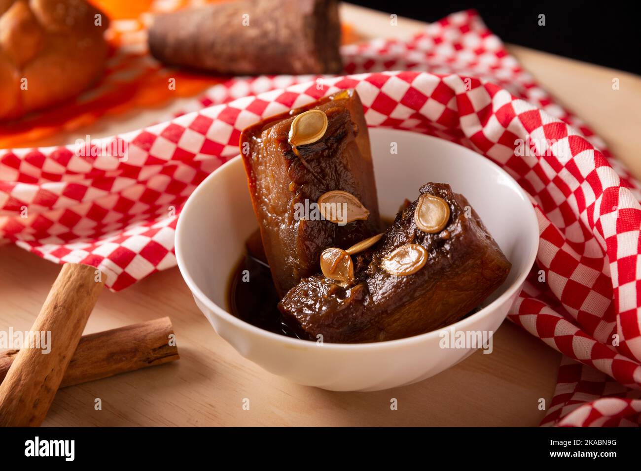 Dulce de Calabaza. Mexican dessert whose main ingredients are pumpkin ...