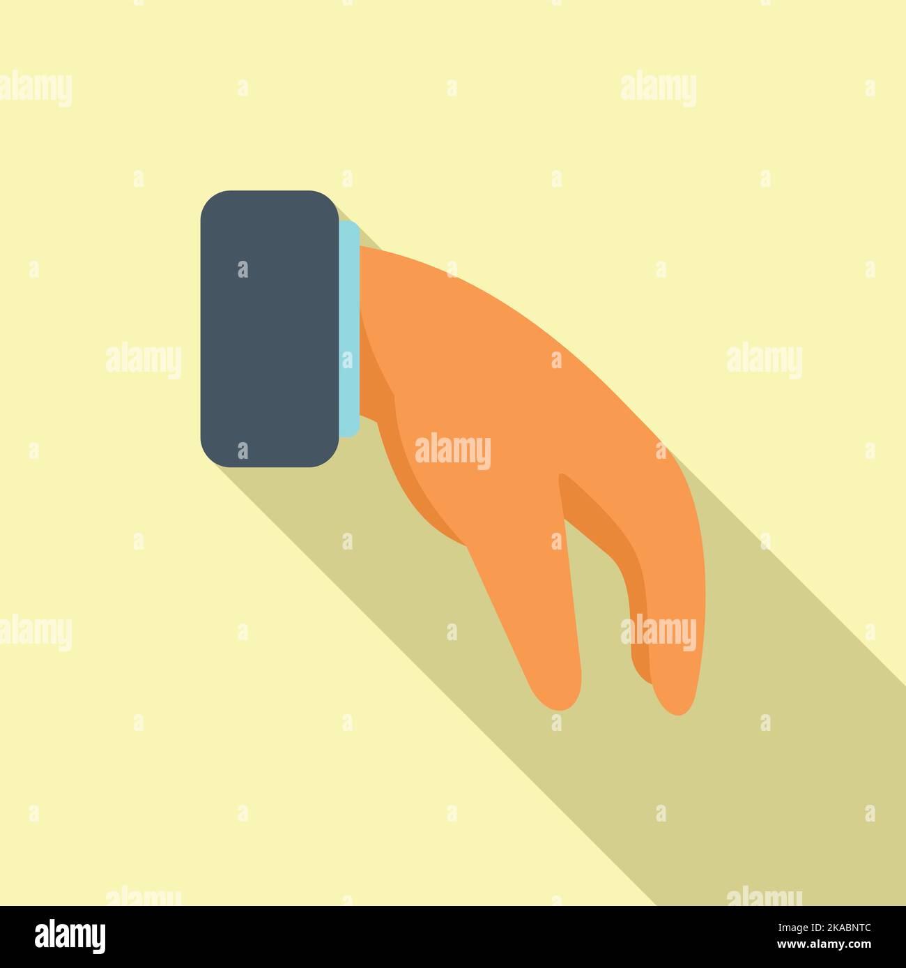 Take arm icon flat vector. Pose sign. Point up Stock Vector Image & Art ...