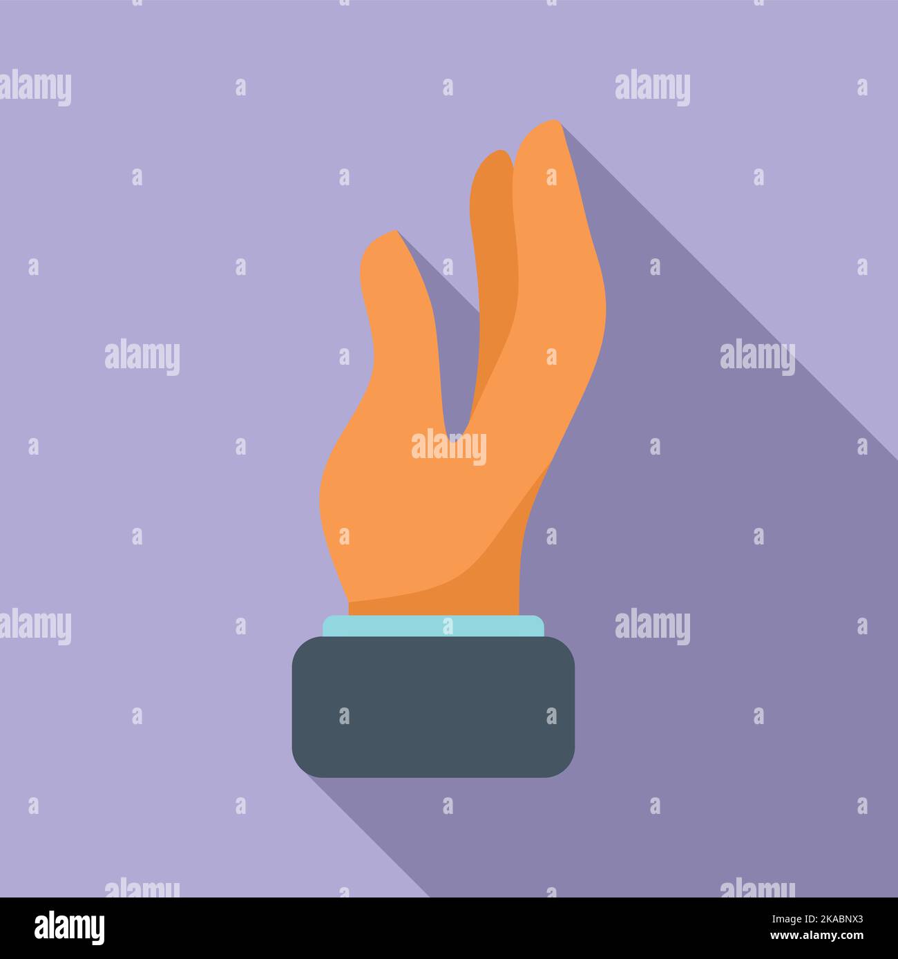 Give arm icon flat vector. Pose sign. Hand palm Stock Vector Image ...