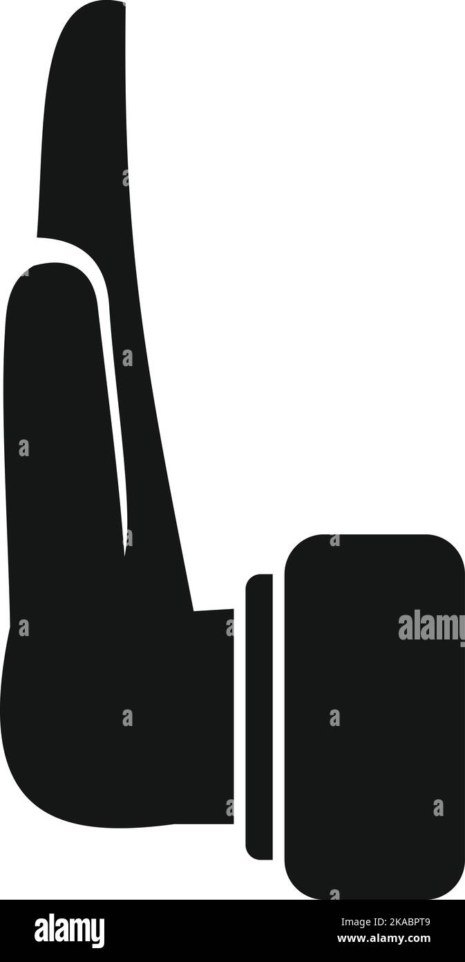 Change gesture icon simple vector. Finger ok. Position up Stock Vector ...