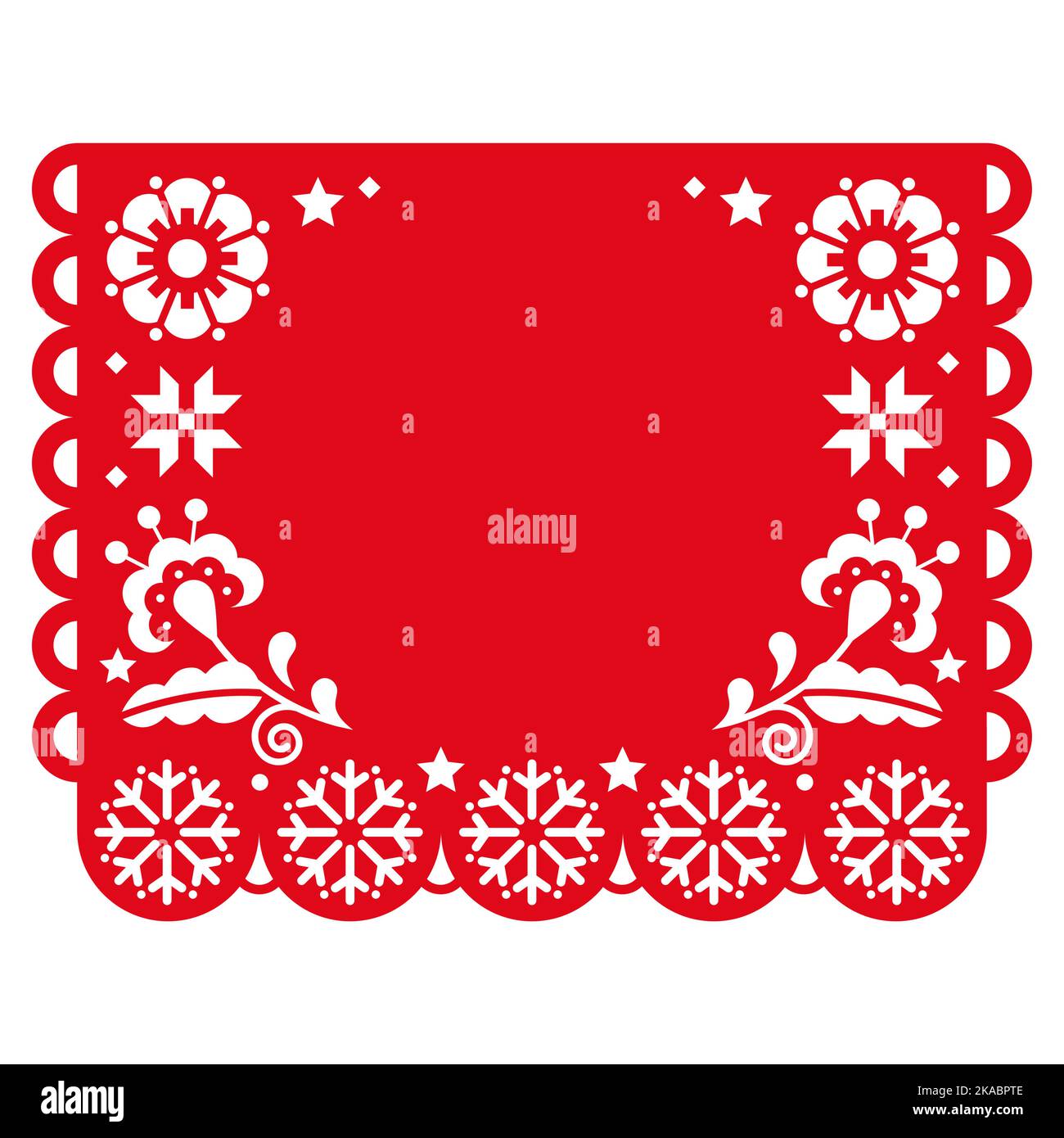 Winter red invitation card Stock Vector Images - Alamy