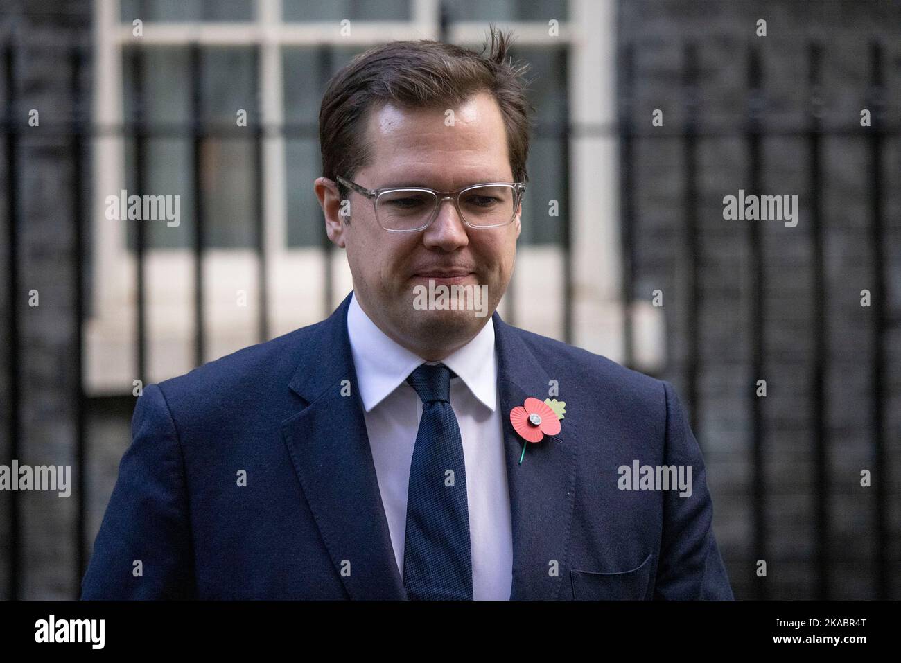 PHOTO:JEFF GILBERT 01st November 2022 Robert Jenrick in Downing Street ...