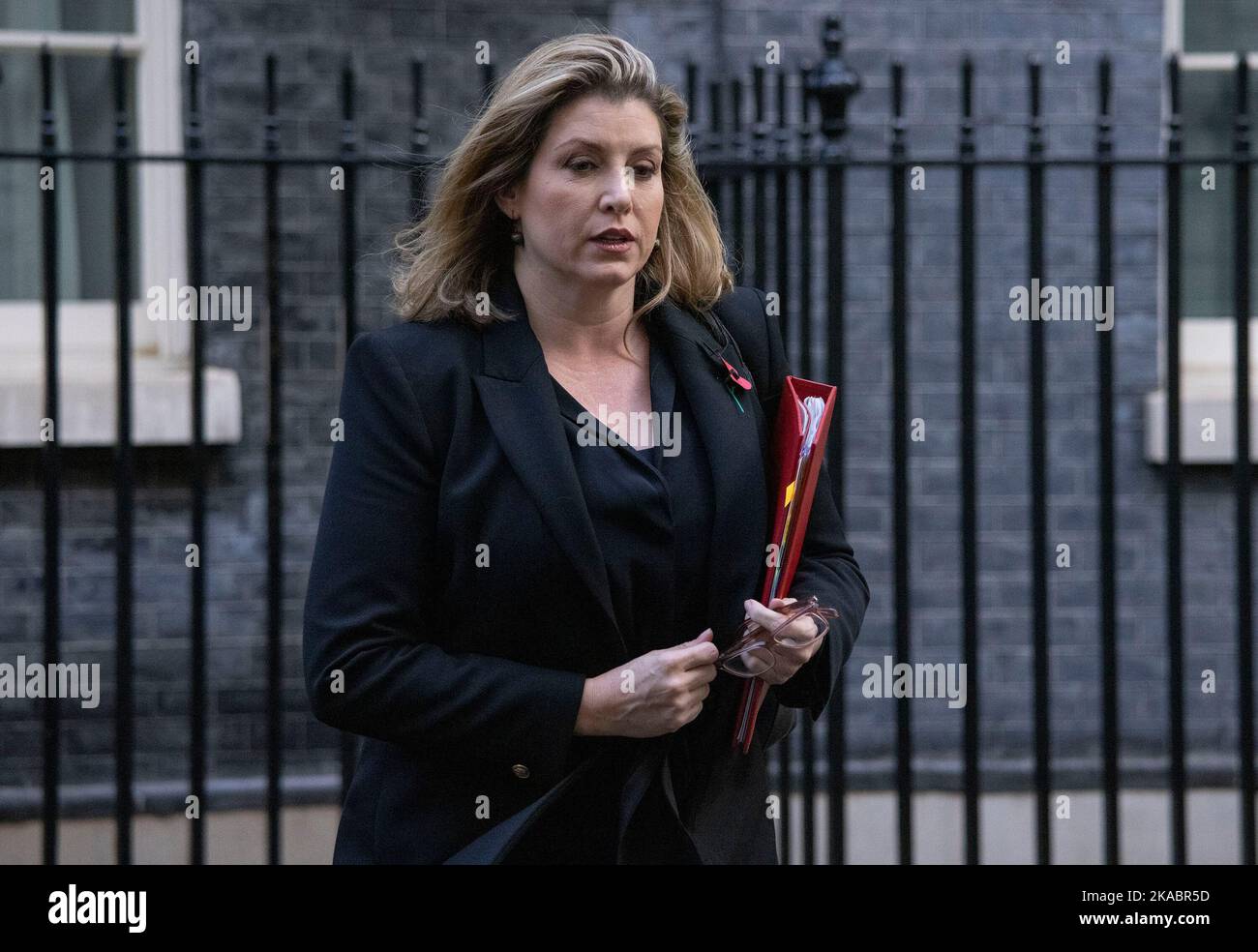 PHOTO:JEFF GILBERT 01st November 2022 Penny Modaunt in Downing Street ...