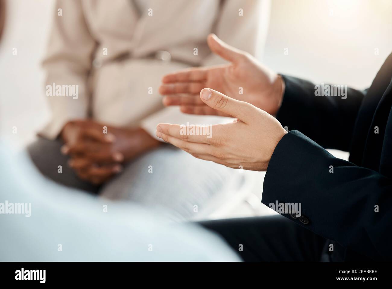 Woman, hands and support circle for office team building, company ... Woman, hands and support circle for office team building, company ...
